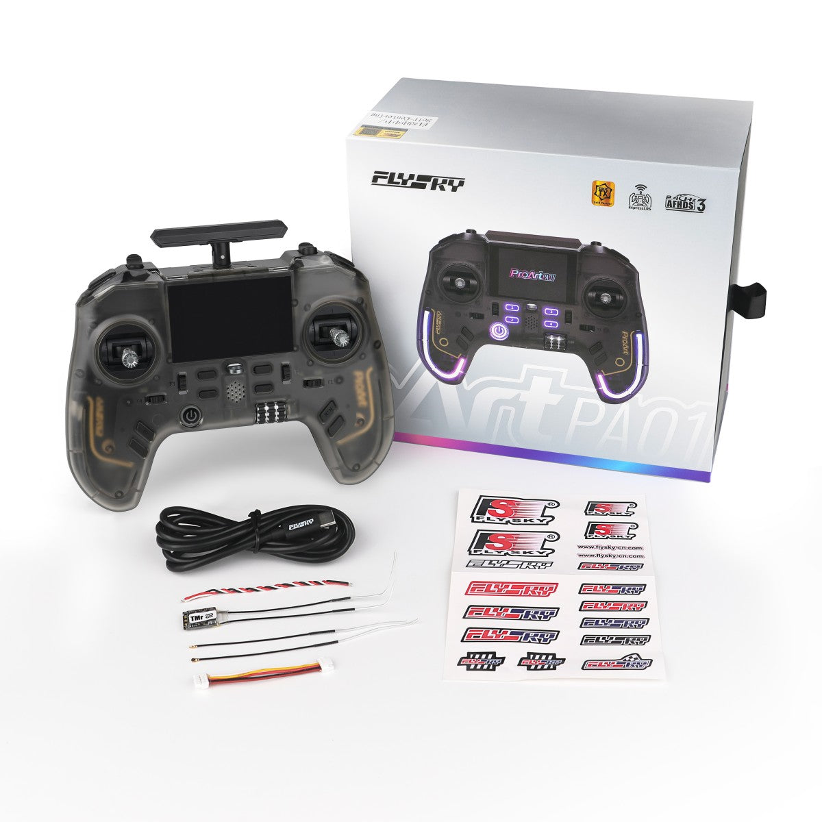 Flysky ProArt PA01 2.4GHz Hall Gimbal EdgeTX ELRS Raido Controller for ...