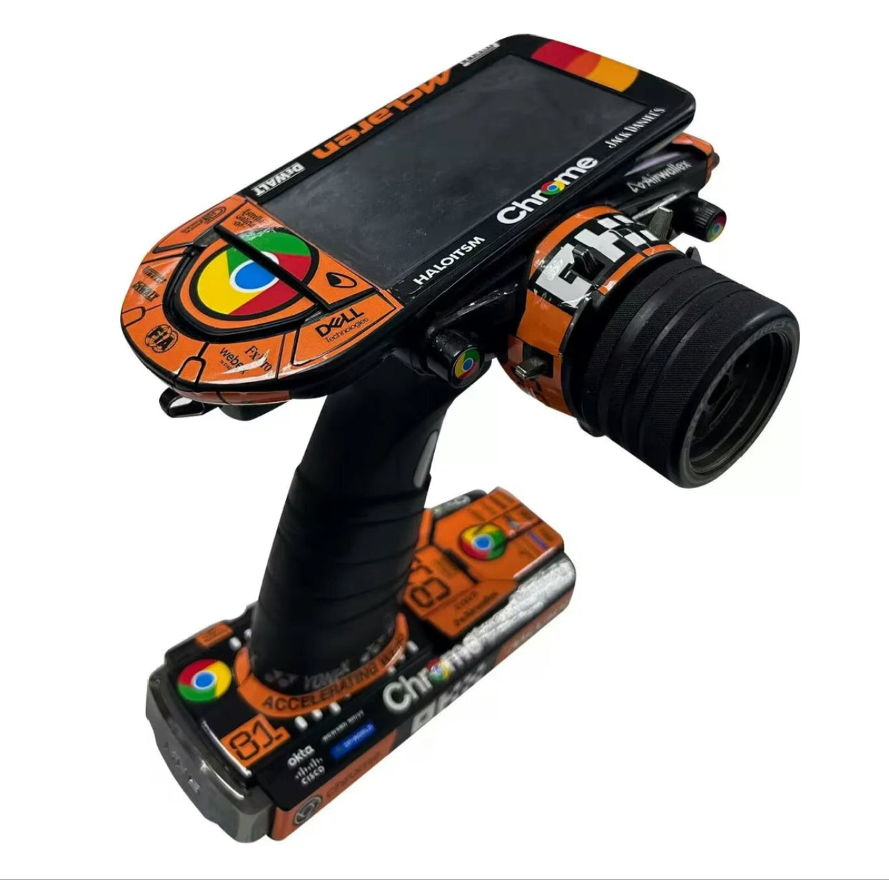 Fuataba 7px/7pxr/10PX Sanwa M17 transmitter sticker radio skin wrap ...